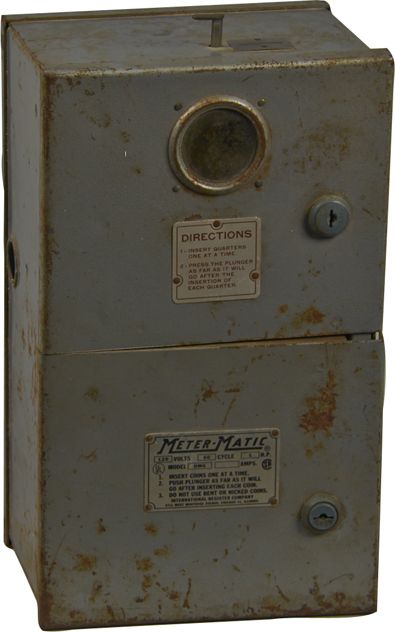 25 Cent Meter-Matic Model DM6 Coin-Op Timer Box