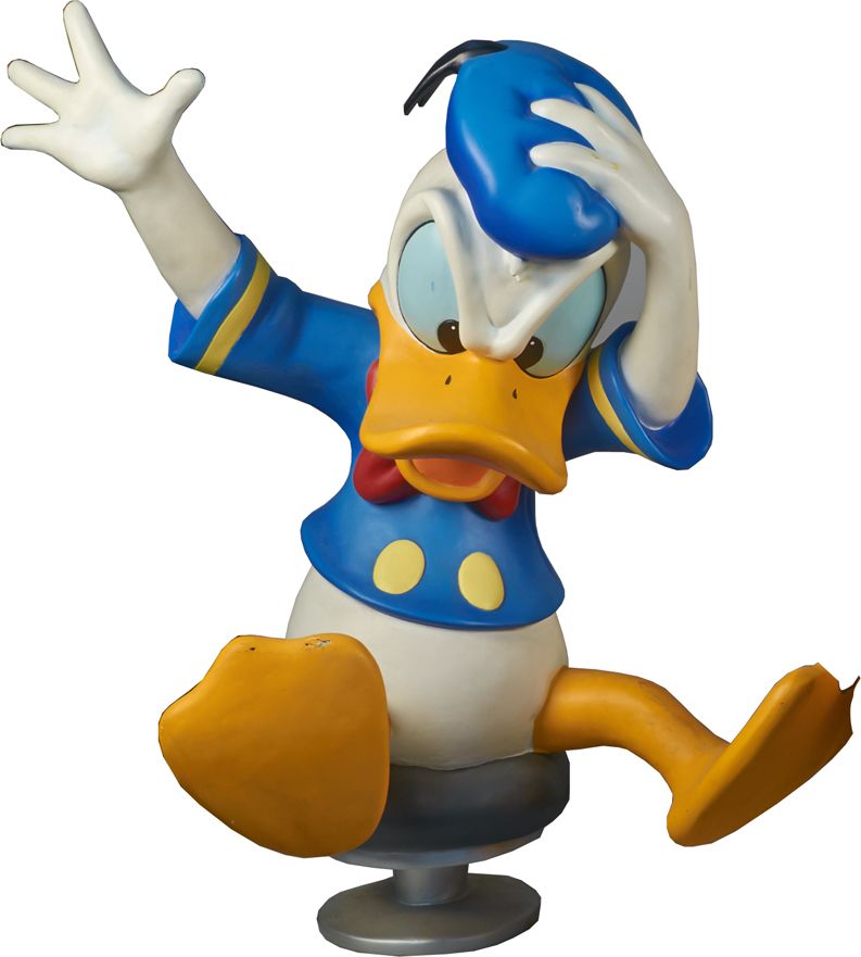 Museum Quality Walt Disney Donald Duck Figure