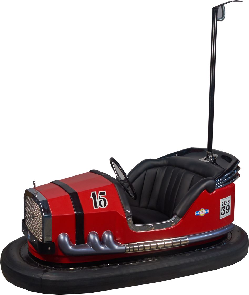 Red "Pier 39" No. 15 Bumper Car by Giancolo Soli S.r.l.