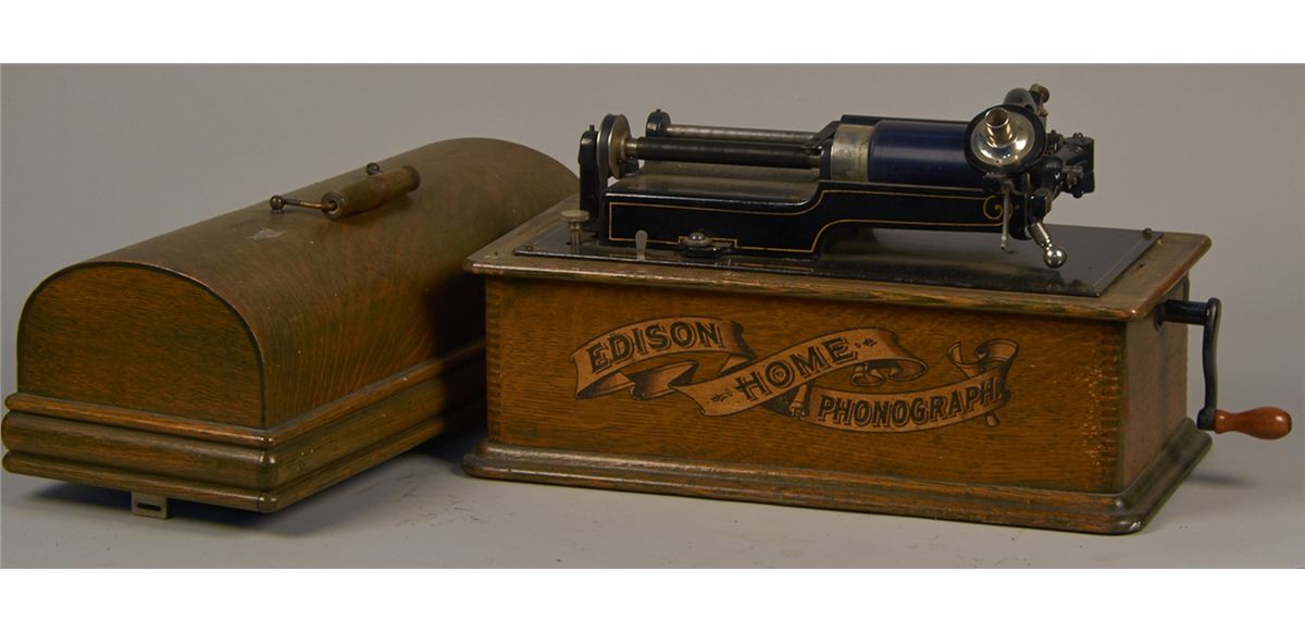 Edison Home Phonograph Model C Cylinder Record Player