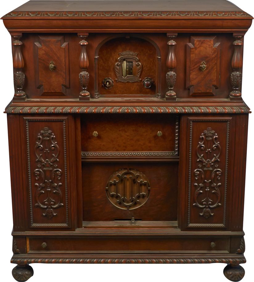 Zenith Wood Floor Model Radio/Phono Console