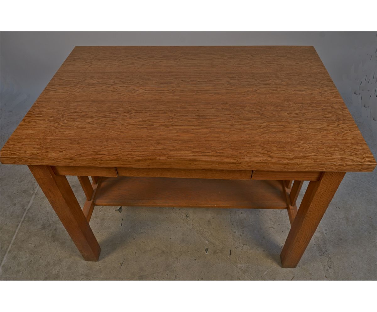 Antique Mission Style Table Desk
