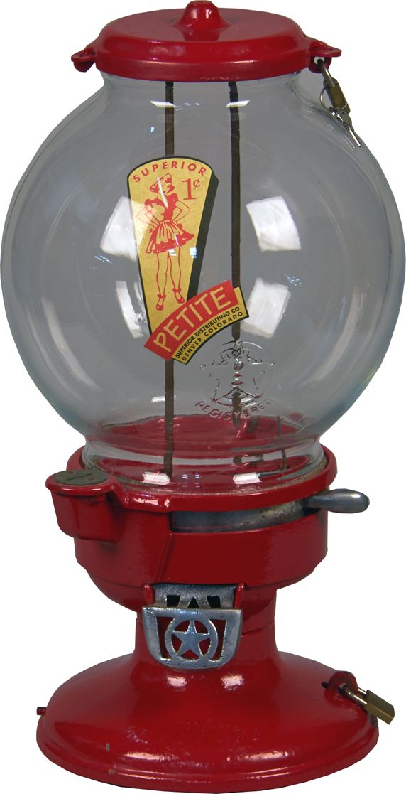 1 Cent Columbus Model A Gumball Vending Machine