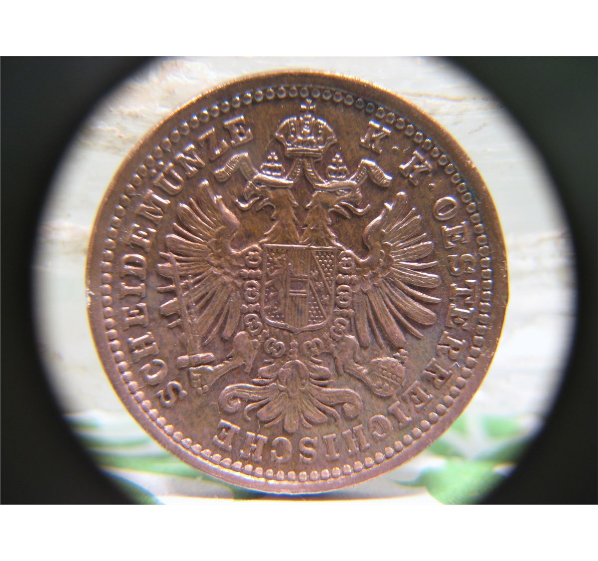 1885 AUSTRIAN 1 CENT COIN- K.K. OSTERCHISCHE SCHEIDEMUNZE "RARE ...
