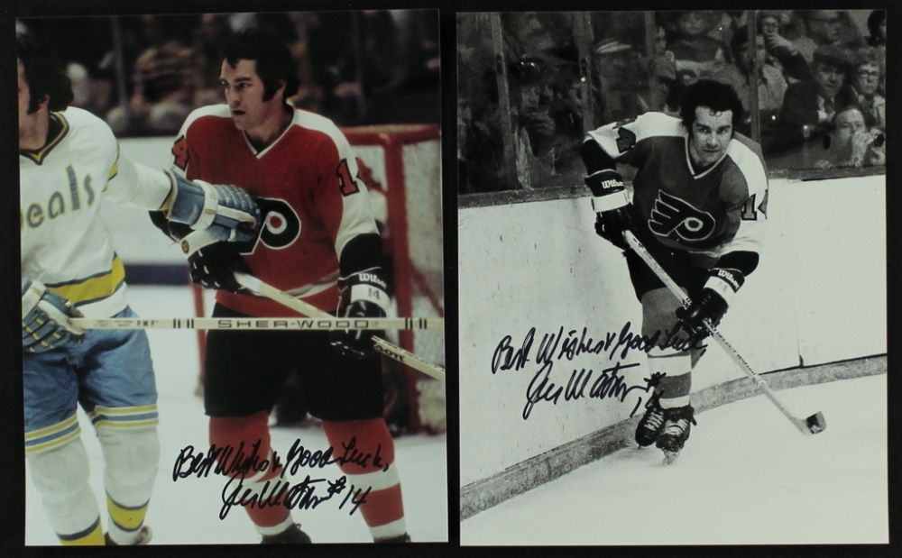 Lot of (2) Joe Watson Signed Phillies 8x10 Photos Inscribed "Best ...