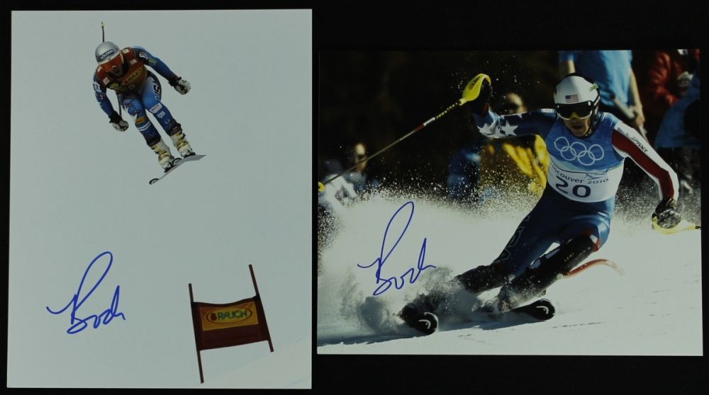 Lot of (2) Bode Miller Signed 8x10 Photos (PA LOA)