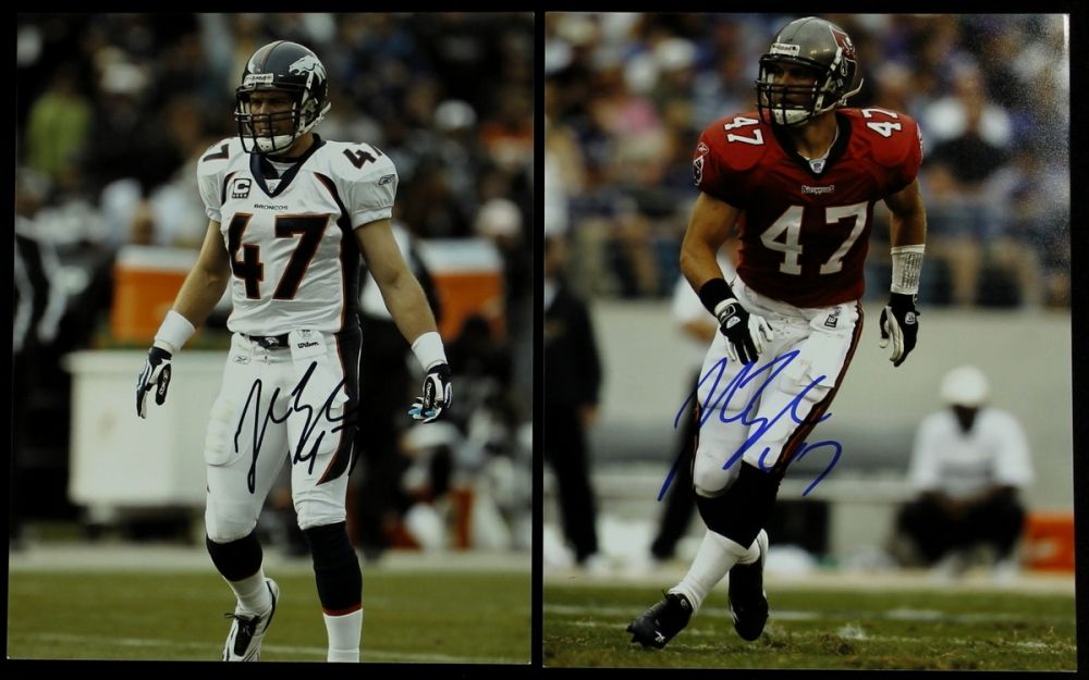 Lot of (2) John Lynch Signed 8x10 Photos (PA LOA)