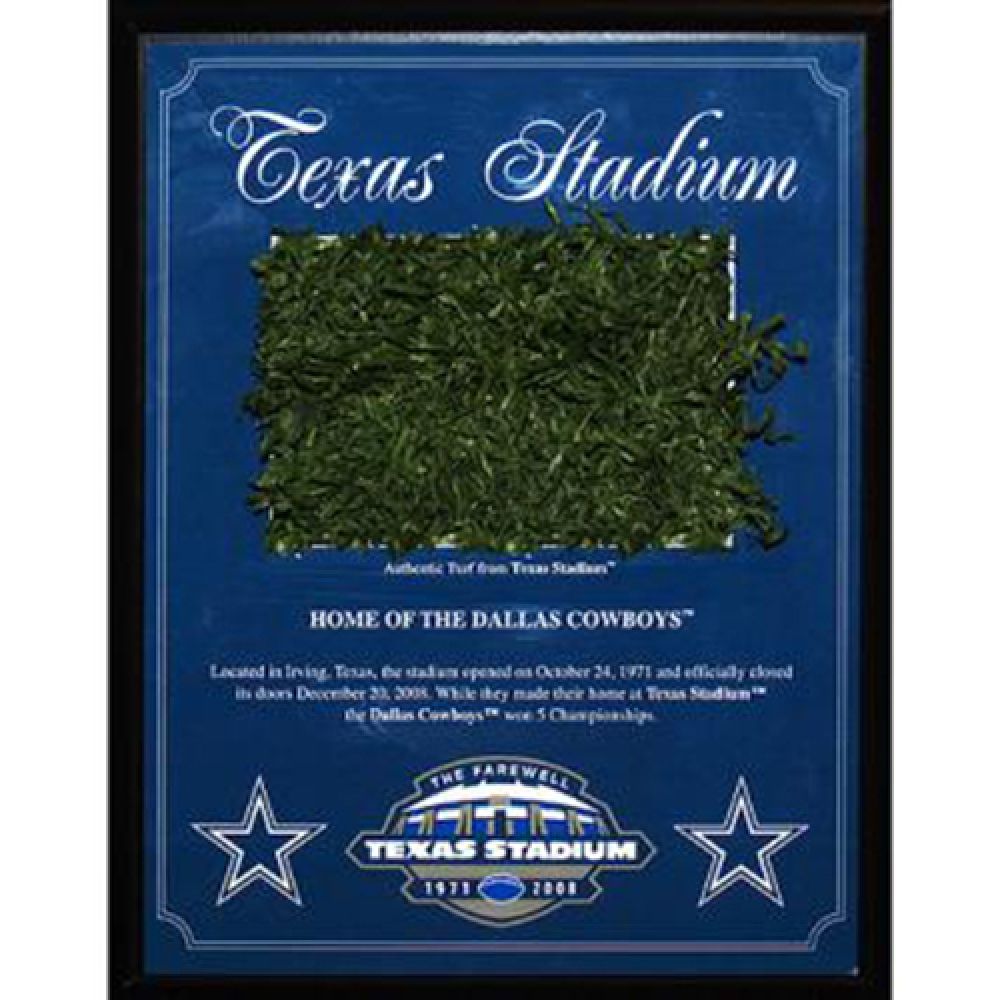 Dallas Cowboys Texas Stadium Final Season 8x10 Plaque with Game-Used ...