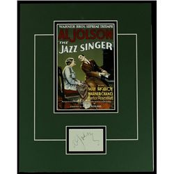 Al Jolson Signed "The Jazz Singer" Custom Matted 11x14 Photo Display (JSA)