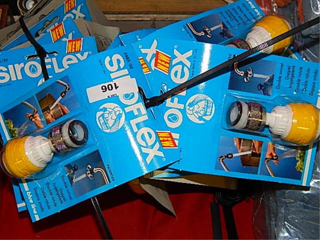 BUNDLE 10 OF SIROFLEX KITCHEN TAP AIRATOR - YELLOW SPRAYERS - NEW ...