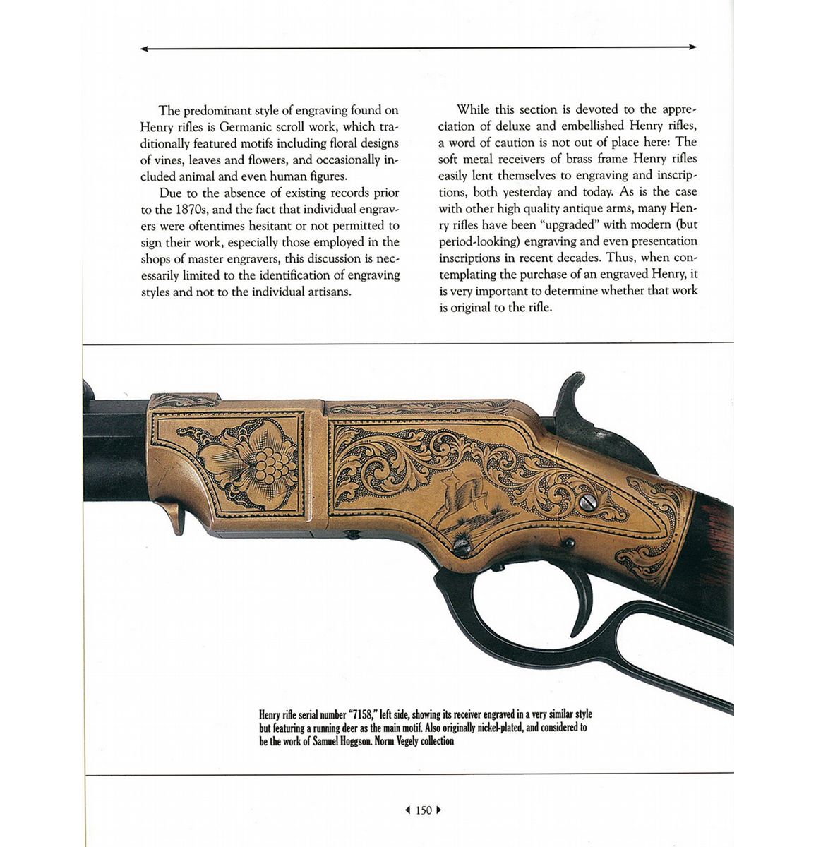 Scarce Hoggson Factory Engraved Henry Lever Action Rifle