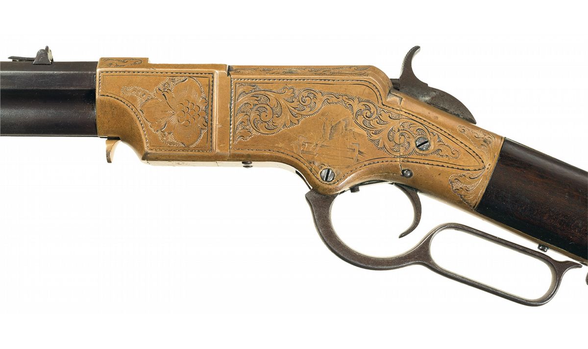Scarce Hoggson Factory Engraved Henry Lever Action Rifle