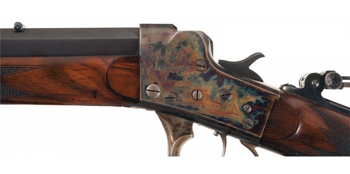 Exceptional Extremely Rare Remington Walker-Hepburn Schuetzen Single ...