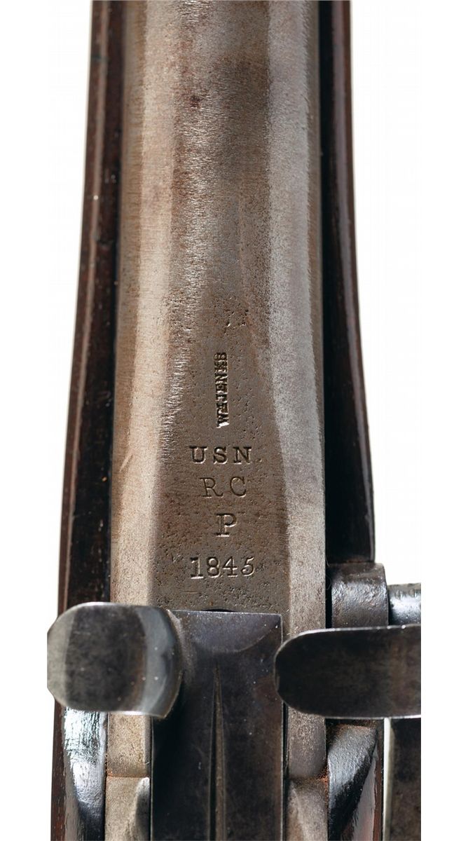 U.S.N. Jenks "Mule Ear" Breech Loading Percussion Naval Carbine