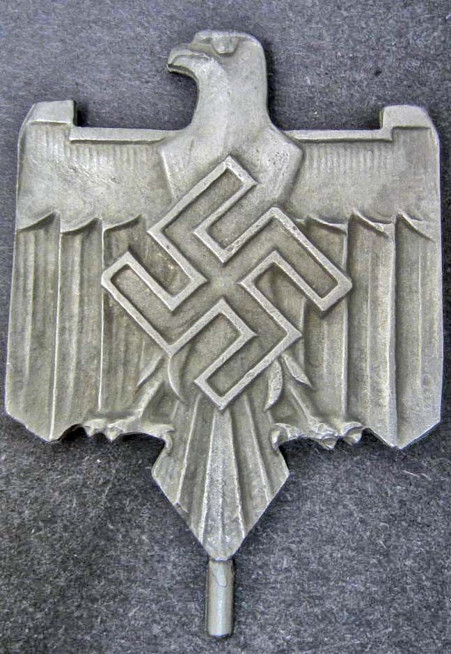 GERMAN NAZI NSDAP FLAG POLE TOPPER