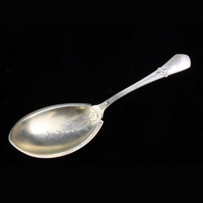 Gorham Bright Cut Swiss Preserve Spoon
