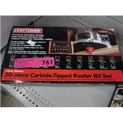 Craftsman router bit set