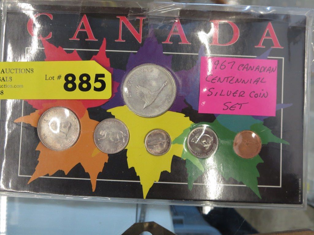 1967 Canadian Centennial Silver coin set