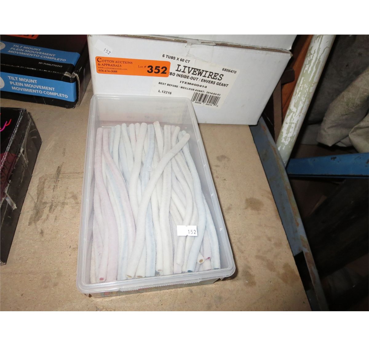 3 cases of Livewire candy