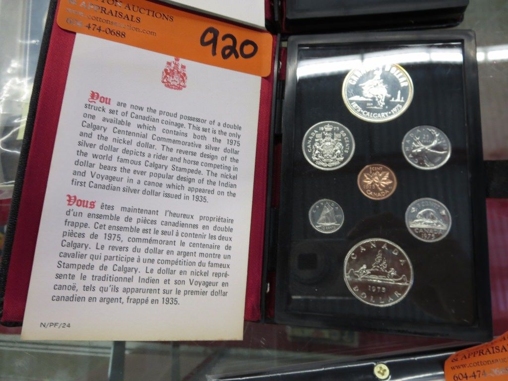1975 Royal Canadian Mint Coin Set