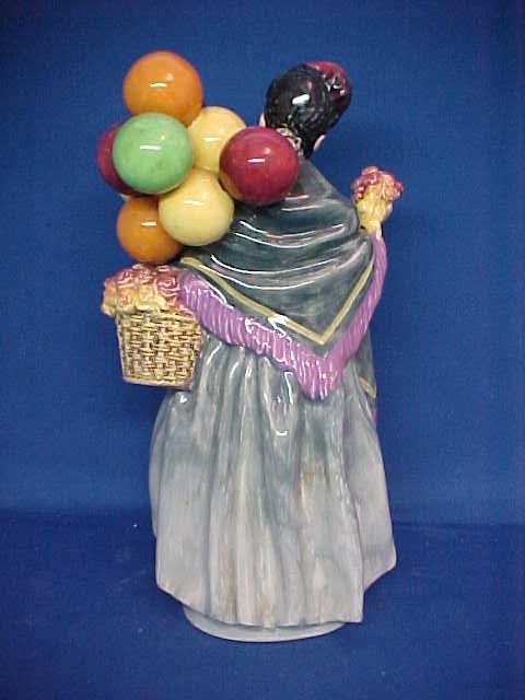 Royal Doulton biddy penny farthing "Balloon lady" statu