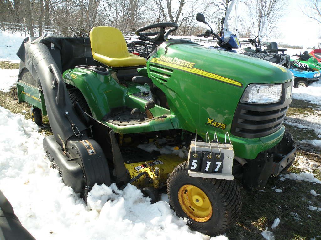 John Deere X475 AWS w/54" deck SN-unable to verify vin