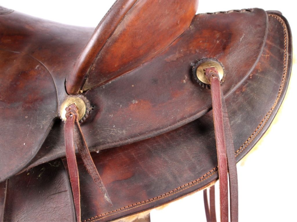 Fred Mueller Saddle Denver, Colorado circa 1915