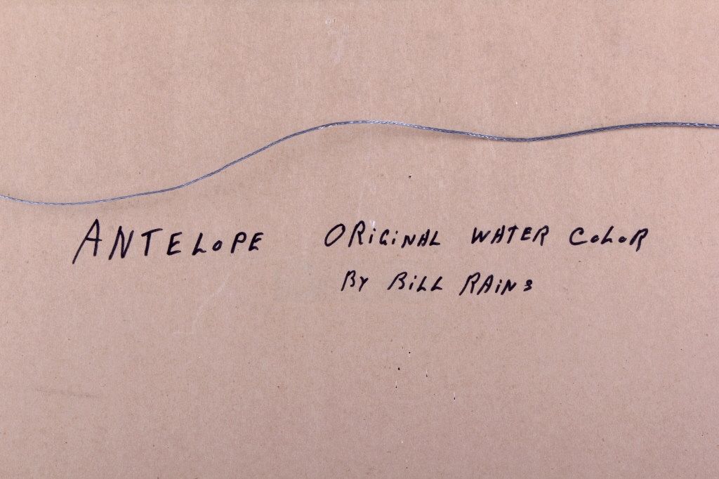 Billings, Montana Artist William Rains Watercolor