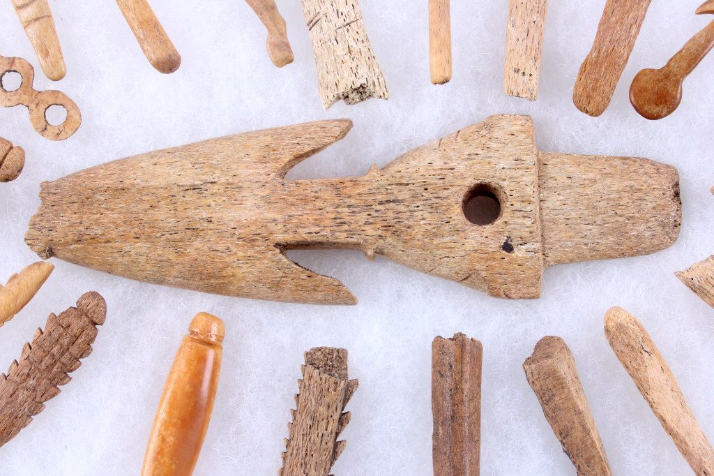 Ancient Carved Ivory Inuit Eskimo Artifacts