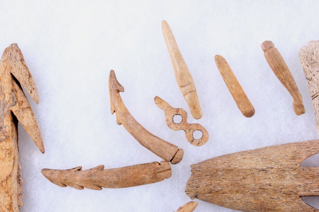Ancient Carved Ivory Inuit Eskimo Artifacts