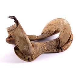 Antique Rawhide Wrapped Saddle Tree This lot featu
