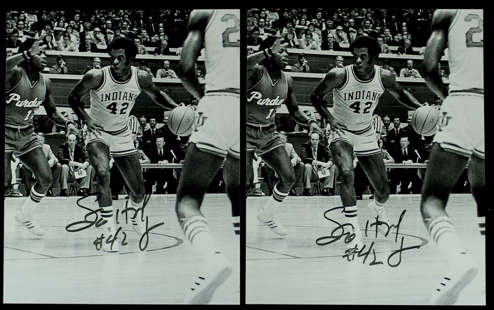 Lot of (2) Scott May Signed Indiana 8x10 Photos (PA LOA)