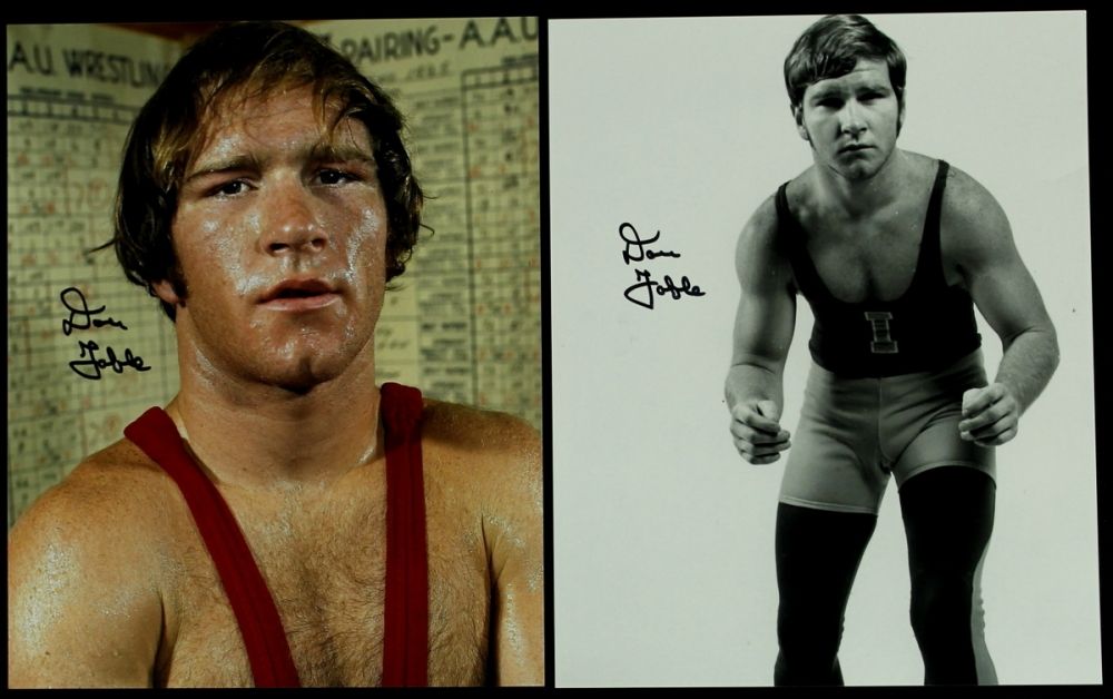 Lot of (2) Dan Gable Signed 8x10 Photos (PA LOA)