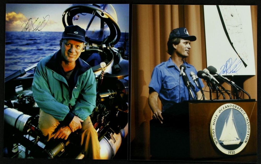 Lot of (2) Robert Ballard Signed 8x10 Photos (PA LOA)