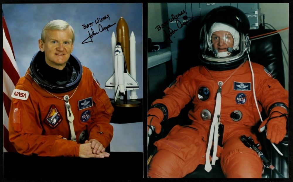 Lot of (2) John Casper Signed 8x10 Photo Inscribed "Best Wishes" (PA LOA)