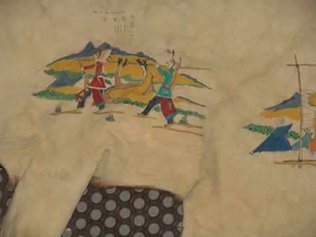 Lakota Painted Hide - Frank Shortey (1964-2007)