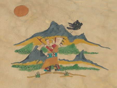 Lakota Painted Hide - Frank Shortey (1964-2007)