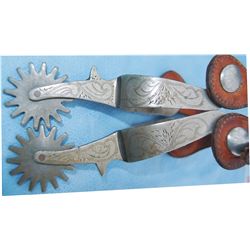 large etched Ricardo spurs