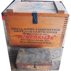 Winchester wooden ammo box