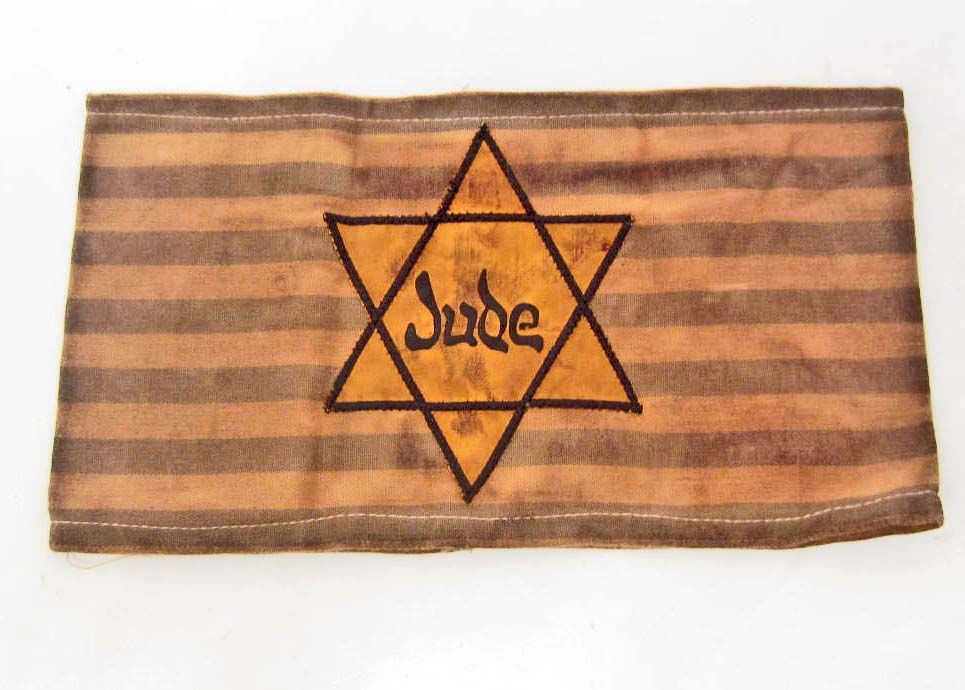GERMAN NAZI JUDEN JEWISH CONCENTRATION CAMP ARM BAND