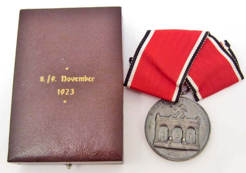 CASED GERMAN NAZI 1923-1933 BLOOD ORDER DECORATION