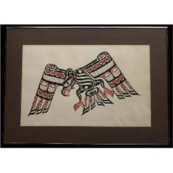 Framed Limited Edition Print "Thunderbird" by Jim Johnny 1979 136/600 ...