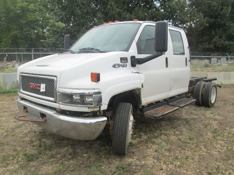 2007 GMC 5500 CAB & CHASSIS, S/N 1GDE5E1207F413141, DURAMAX DIESEL ENG, A/T, CREWCAB, ODOMETER ...