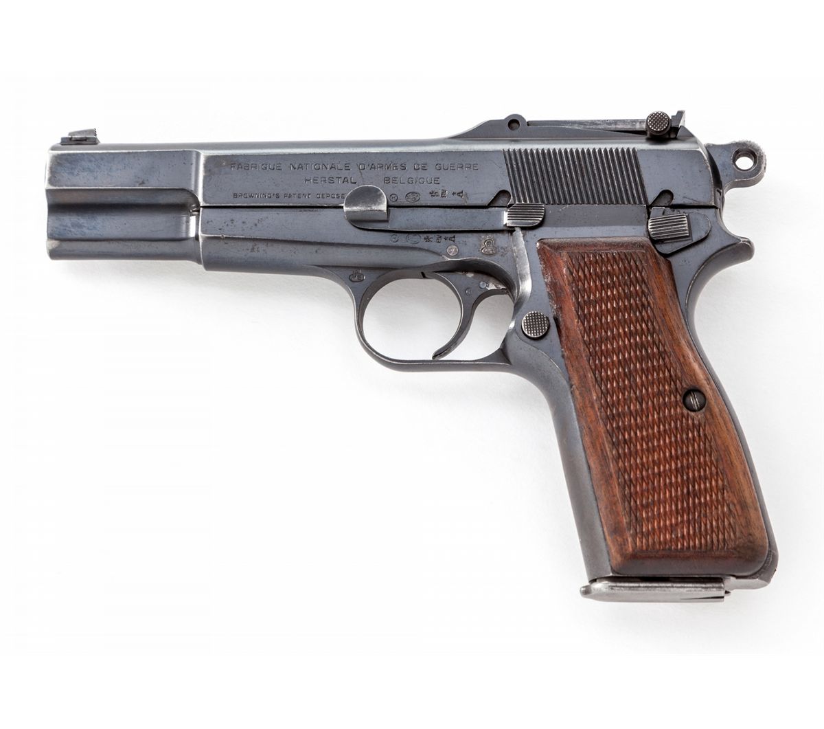 Pre-War Bel. Mil. Issue Browning P-35 SA Pistol