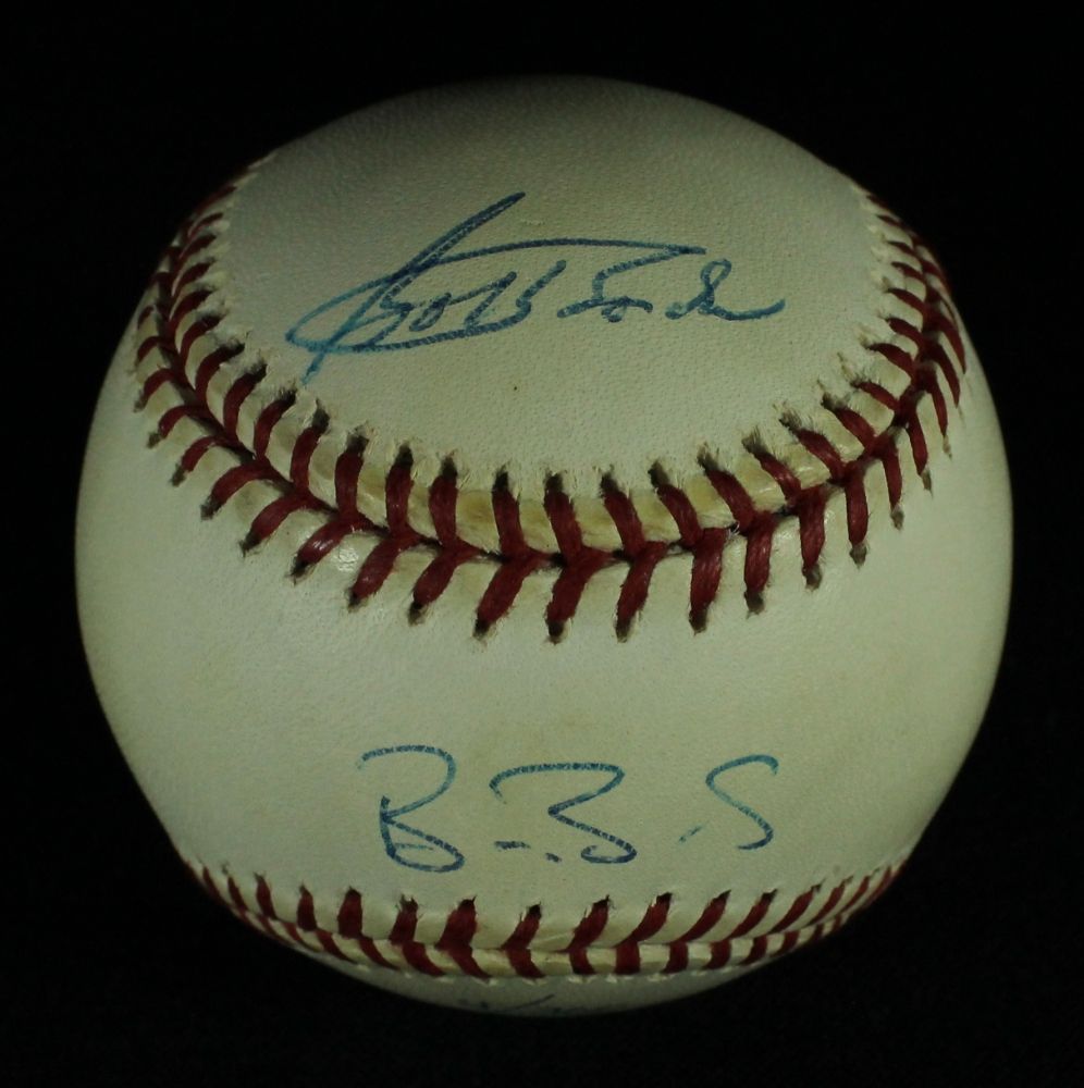 Barry Bonds & Bobby Bonds Signed OML Baseball (TriStar)