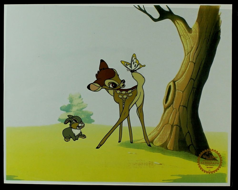 Bambi & Thumper Walt Disney Limited Edition Animation Serigraph With ...