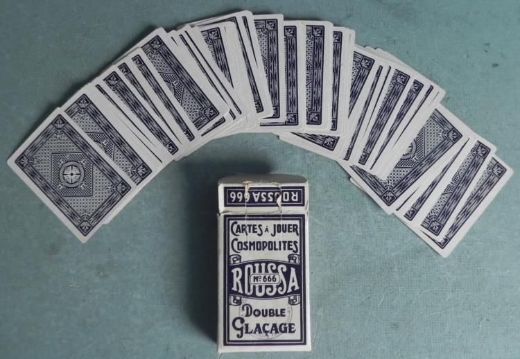 NAZI ISSUED PLAYING CARDS-52+JOKER- BELGIUM-W/BOX