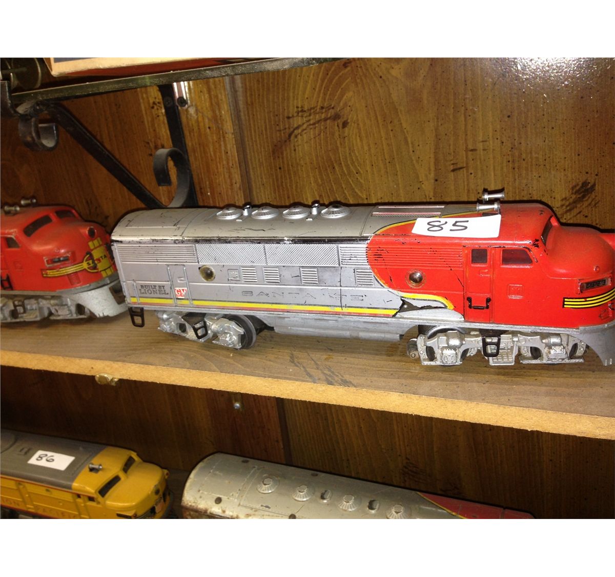 3 Engine Lionel Santa Fe 2333-20 W/ 2343C Car 4pcs