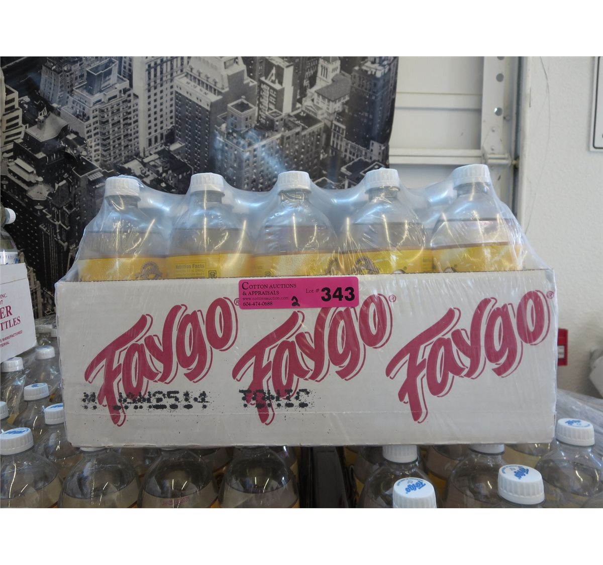 2 cases of tonic water - Faygo