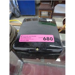 Vintage telephone ringer box